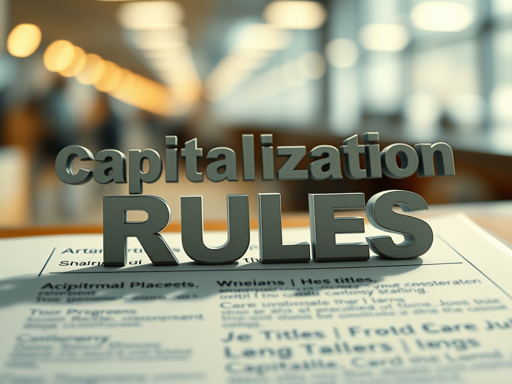Essential Capitalization Guidelines for Writing – SavvyVoX