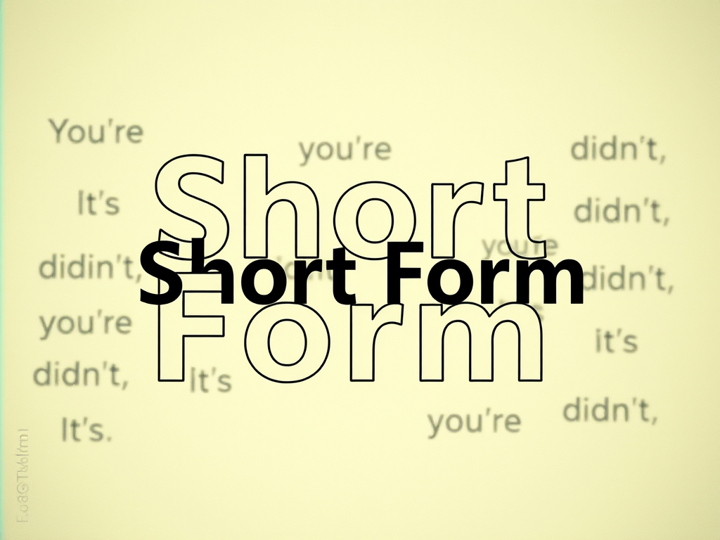 Mastering English Short Forms – SavvyVoX